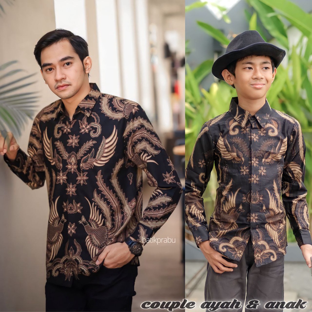 Father AND SON COUPLE BATIK CLOTHES WITH IRONMAN MOTIFS, MEN'S BATIK ...