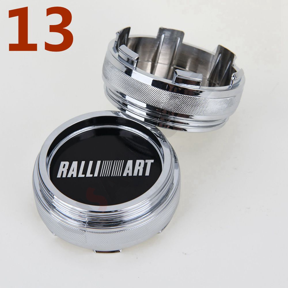 4PCS 61MM OD / 57.5MM ID Sport Rim Cap TRD GR MUGEN SPOON SPORTS ...