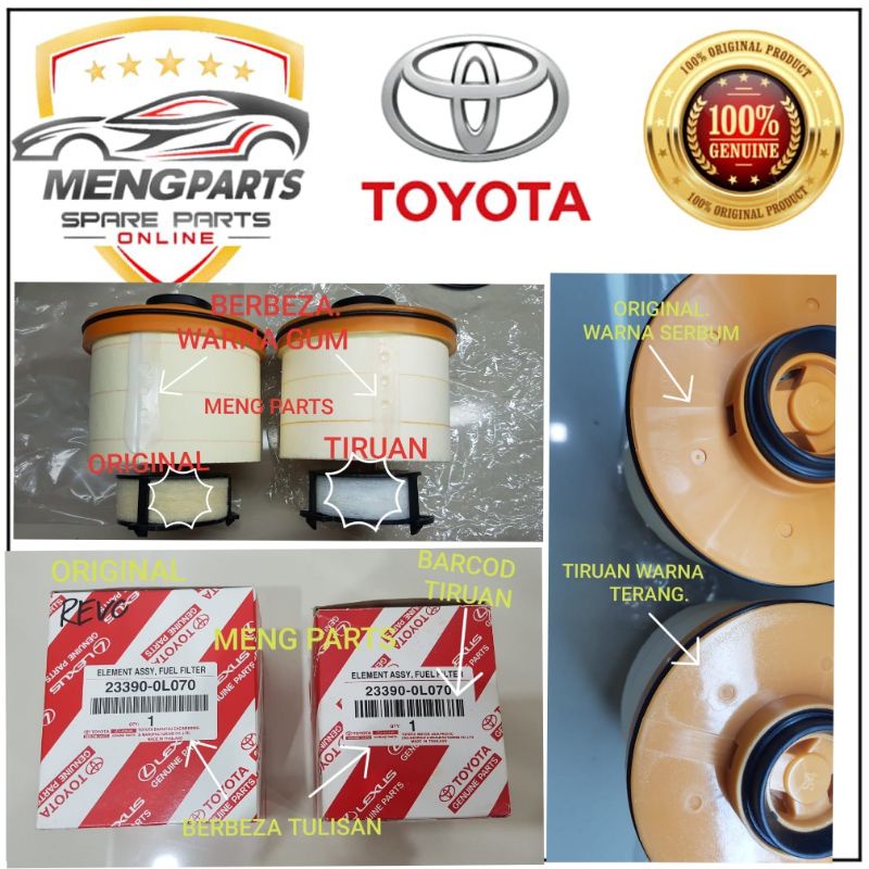 ORIGINAL TOYOTA HILUX REVO ,ROCCO GUN125 ,GUN126 2.4 &2.8 1GD&2GD FUEL ...