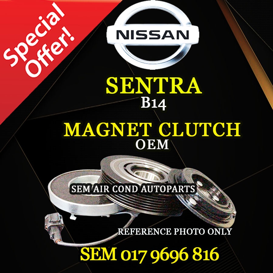 NISSAN SENTRA B14 OEM TAIWAN NEW MAGNETIC/ MAGNET CLUTCH (CAR AIRCOND ...
