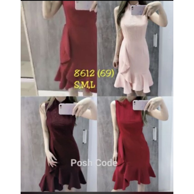 Posh code 8612 高品质显瘦旗袍连身裙 | Shopee Malaysia