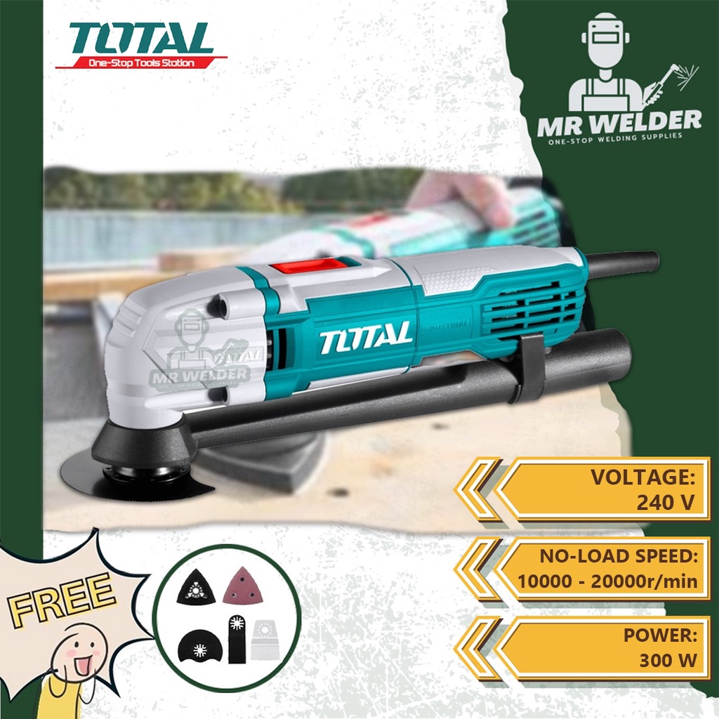 TOTAL Multi-Function Tools (300W) 6 Speed TS3006 / TOTAL 300W Multi ...