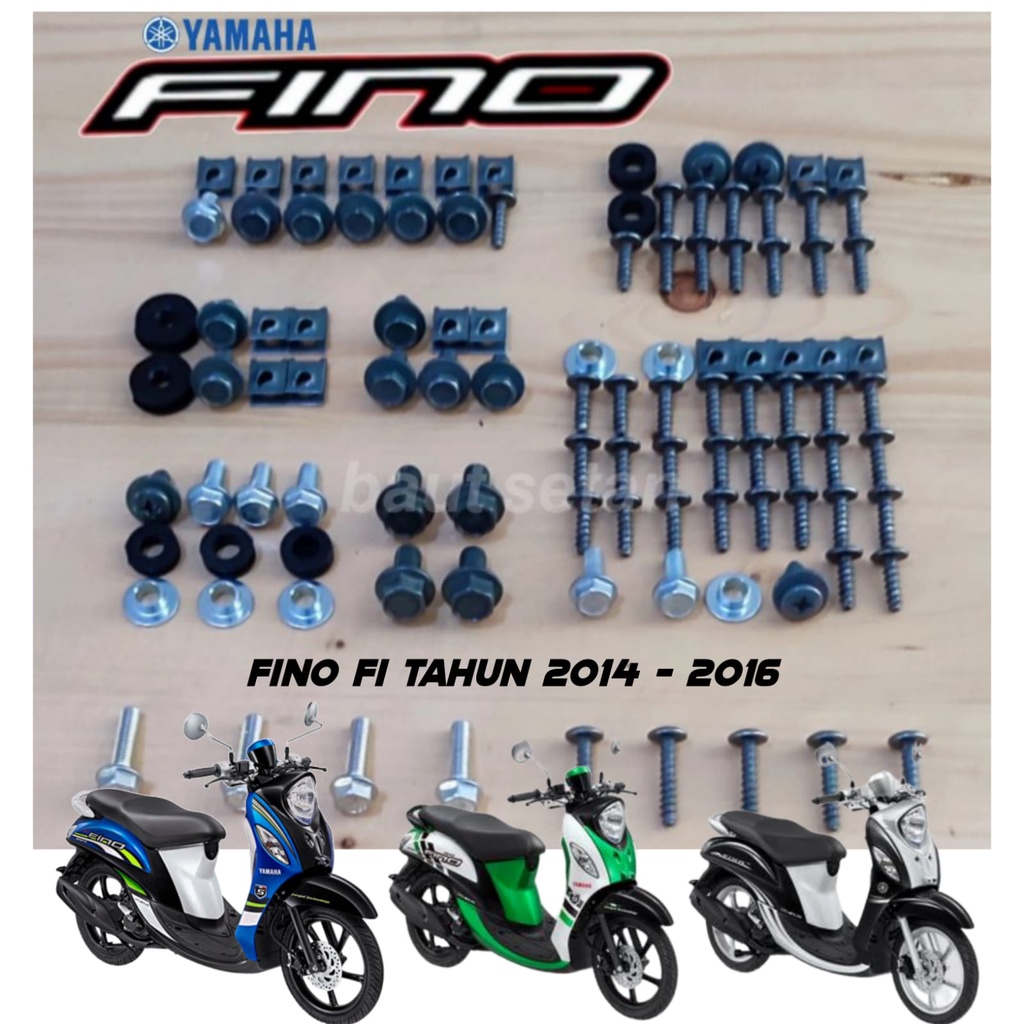 Full BODY Smooth Bolt Fine YAMAHA MIO FINO FI In 2014 S D 2016 FULL 1 ...