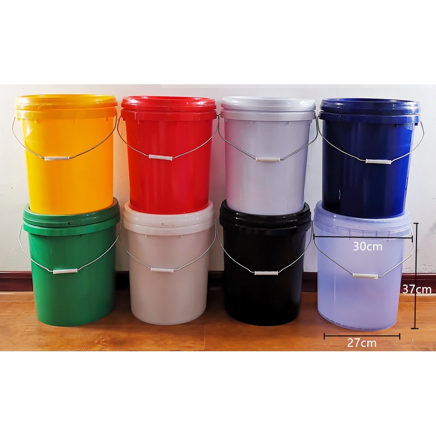 CPP LOCAL STOCK Quality New PP YELLOW Plastic Pail 20Ltr and 18 LtrFood ...
