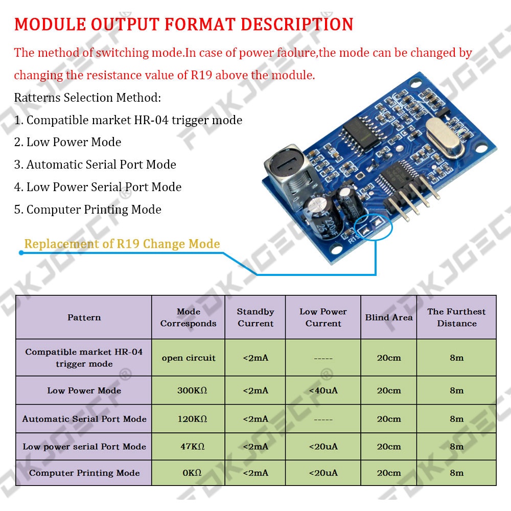 Waterproof Ultrasonic Module JSN-SR04T / AJ-SR04M Water Proof ...