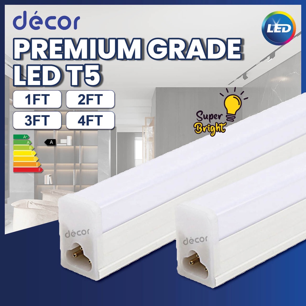 [3 Years Warranty] PREMIUM LED T5 Tube Light Ceiling Strip Lighting T5 ...