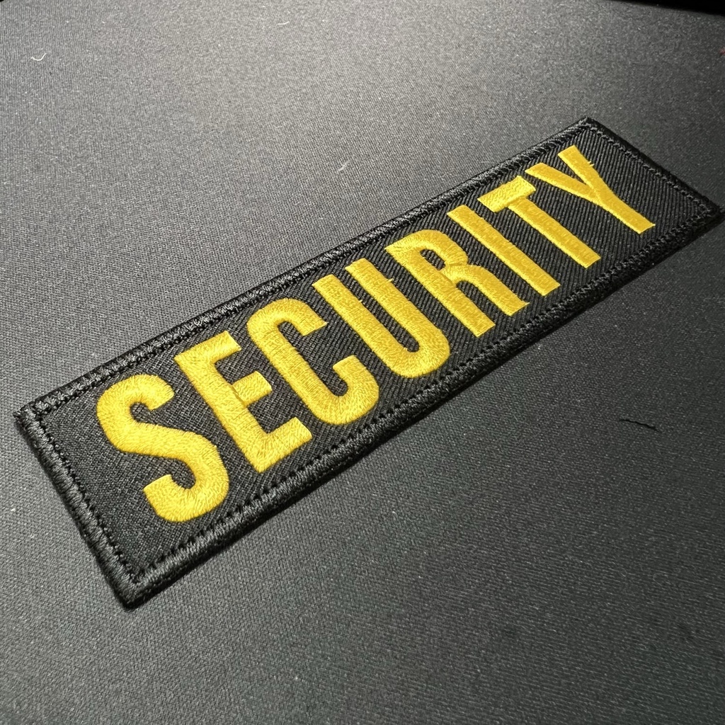 Security Embroidered Patches | Shopee Malaysia