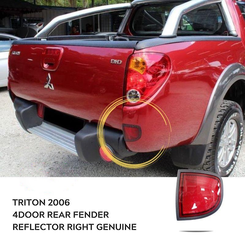 MITSUBISHI TRITON 2006 - ORIGINAL REAR FENDER REFLECTOR (NEW) | Shopee ...