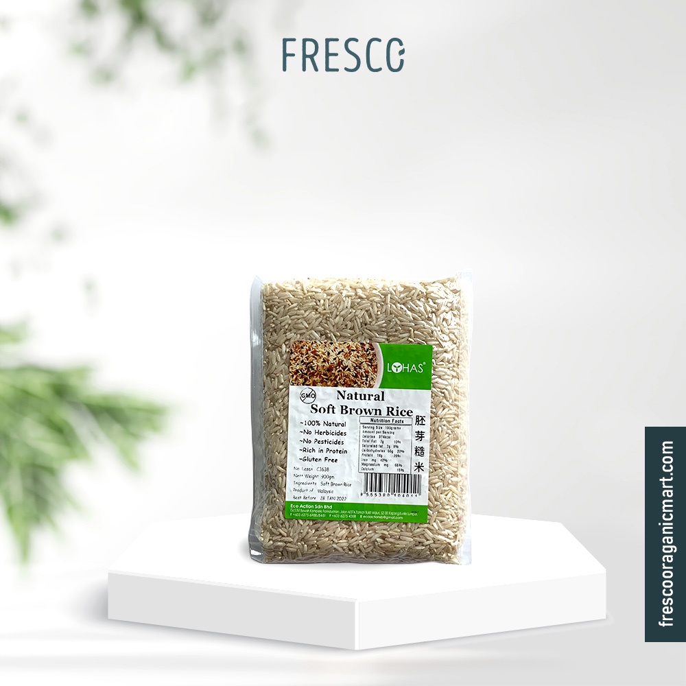 LOHAS Natural Soft Brown Rice - 900g | Shopee Malaysia