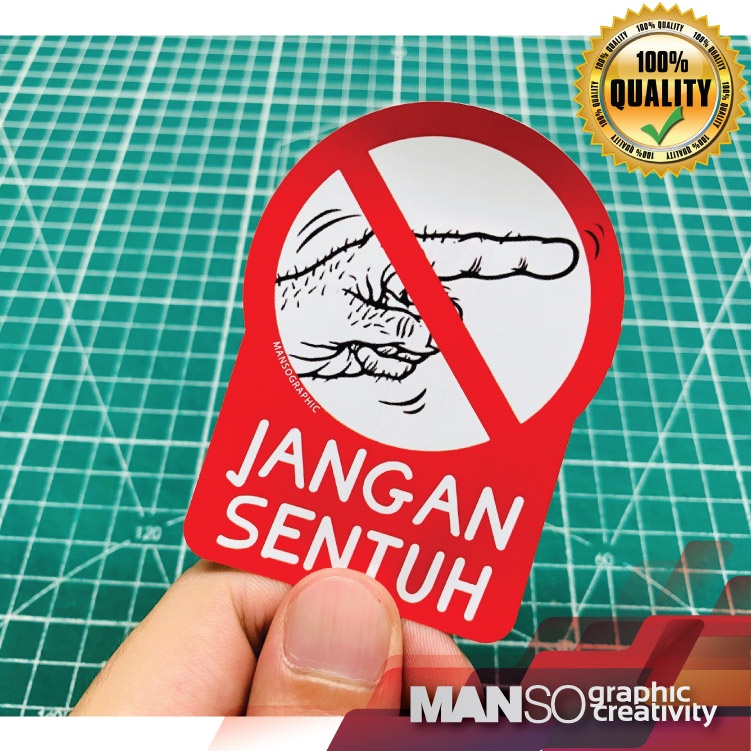 JANGAN SENTUH Decal Stiker Moto Kereta G178 | Shopee Malaysia