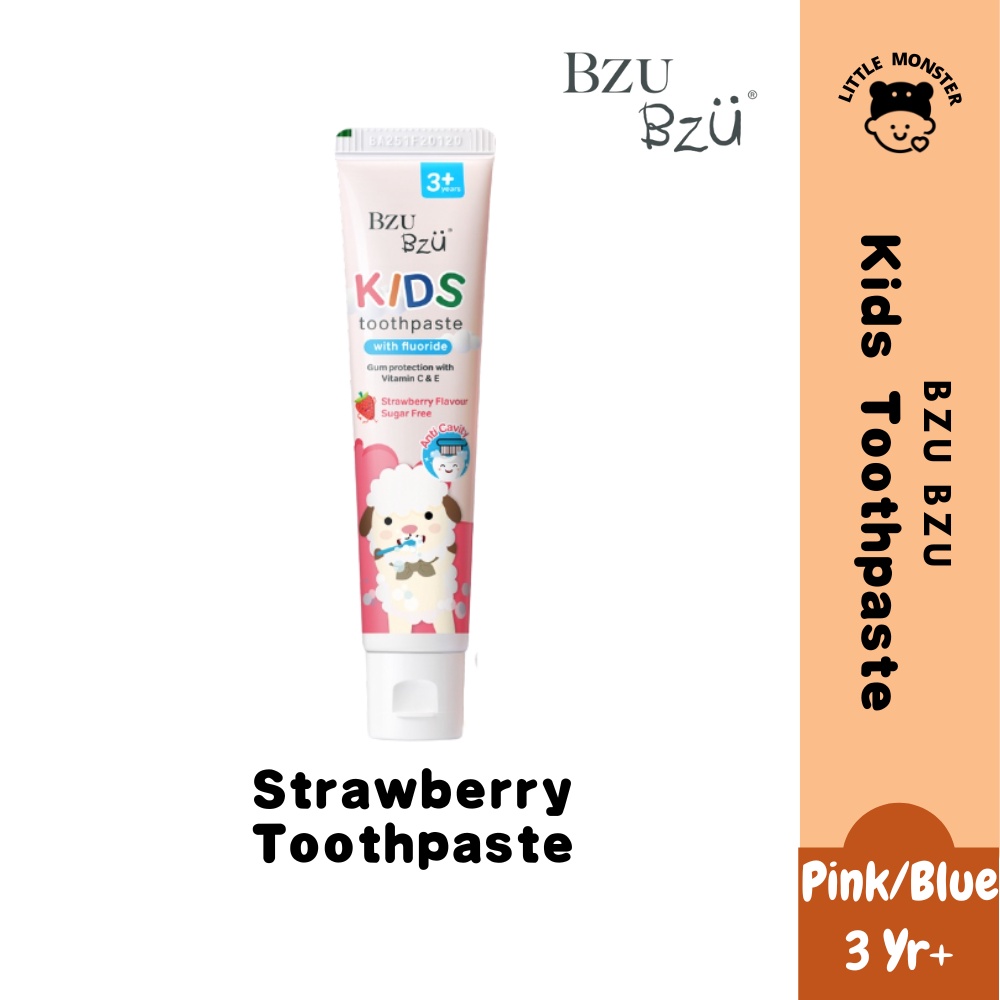 Bzu Bzu Kids Toothbrush Ultra Soft Kids ToothPaste (3 Year +) 宝宝牙刷 宝宝牙膏 ...
