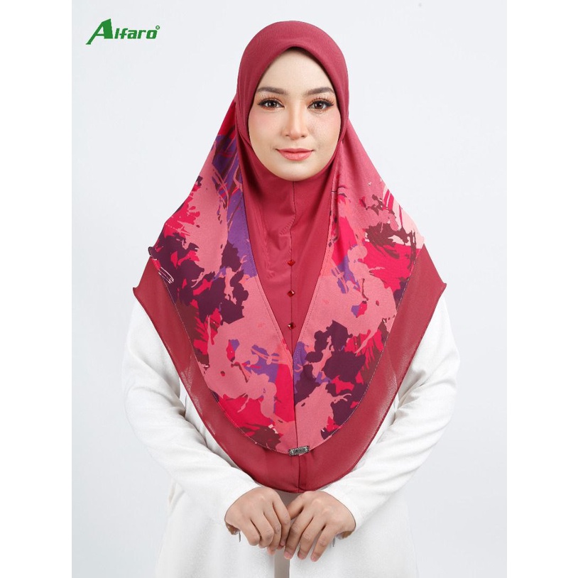 HERNES 5.0 ALFARO EXCLUSIVE TUDUNG SARUNG 2 LAYER TUDUNG SARUNG INSTANT TUDUNG SARUNG LABUH SIZE ...