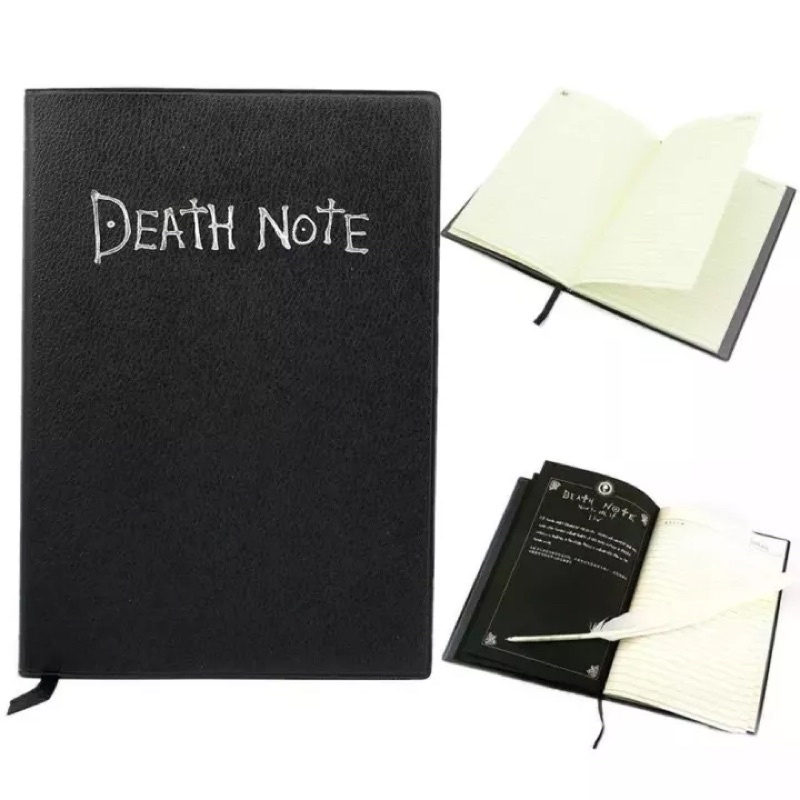 Death Note cartoon costume art notebook and feather pen | Shopee Malaysia