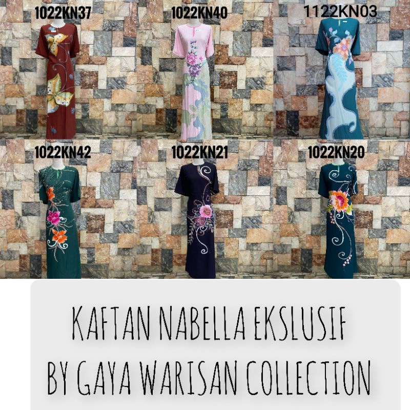 KAFTAN NABELLA EKSLUSIF / KAFTAN UKIR TANGAN DARI KELANTAN | Shopee Malaysia