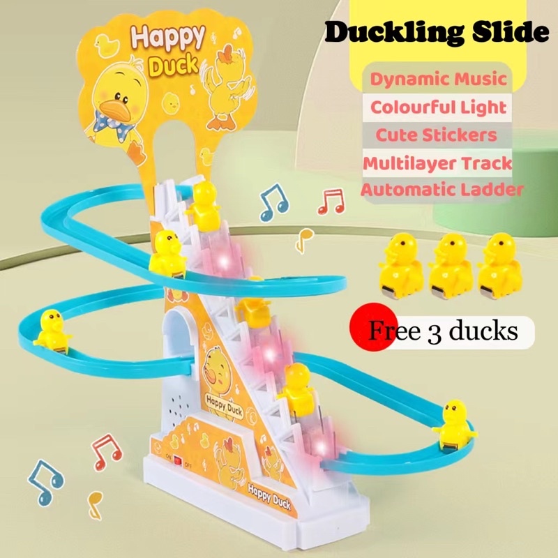 🔥 Best Toy 🔥 Duckling Ladder LED Colorful Your Kids Life Duck Slide ...