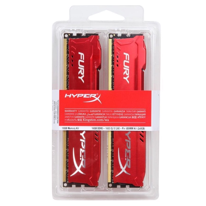 【FAST Shipping】2pcs Kingston Hyperx 8GB DDR3 Desktop Memory RAM KIT DIMM 1333/1600/1866MHz ...