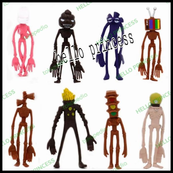Siren Head Toy Action Figure Set Contents 8 | Shopee Malaysia