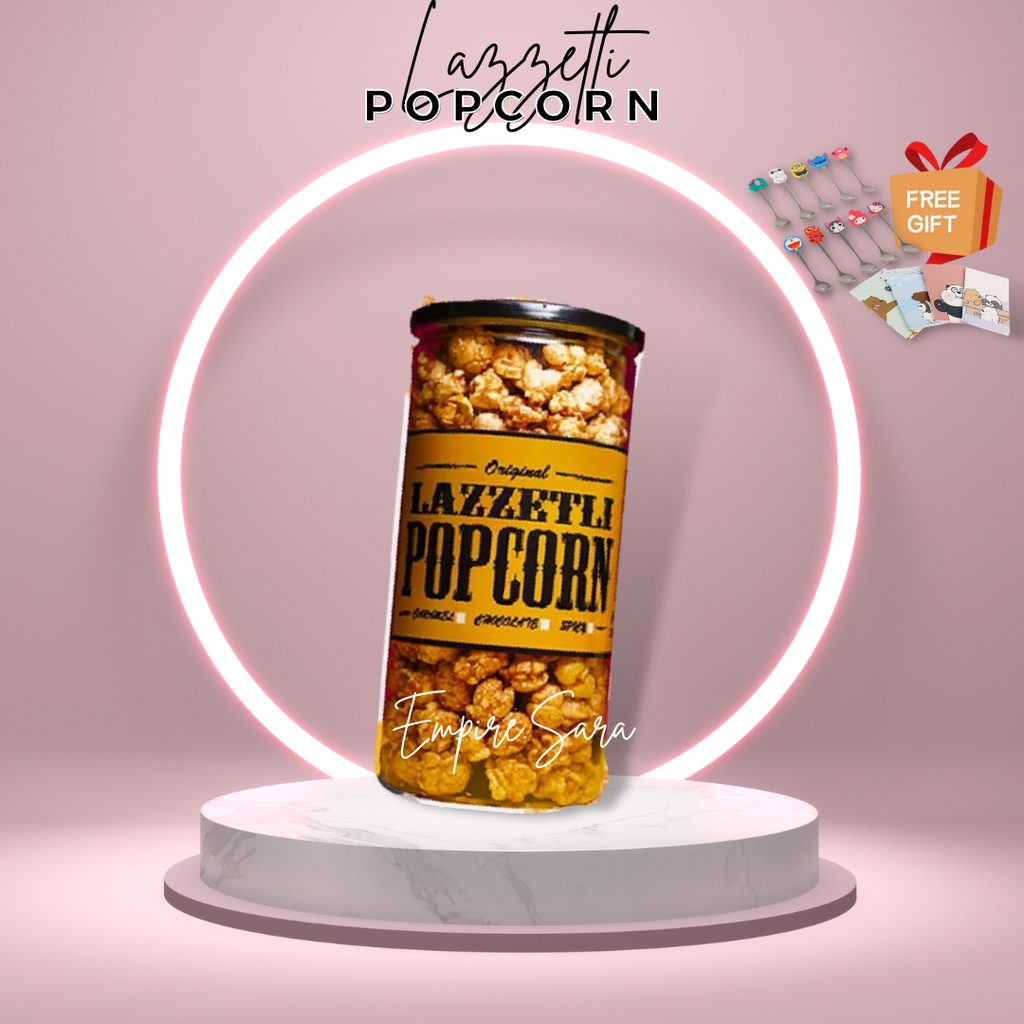 LAZZETLI POPCORN - Caramel Popcorn | Movie Popcorn | Popcorn Sedap ...
