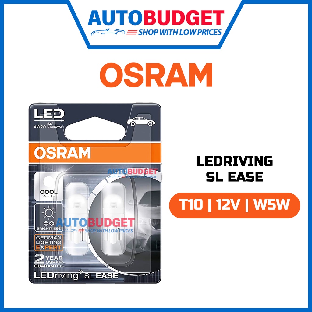 Osram T10/4090/W5W LED Bulb - Cool White (12V/6000K) LED Bulb Osram Aux LEDriving Sl Ease ...