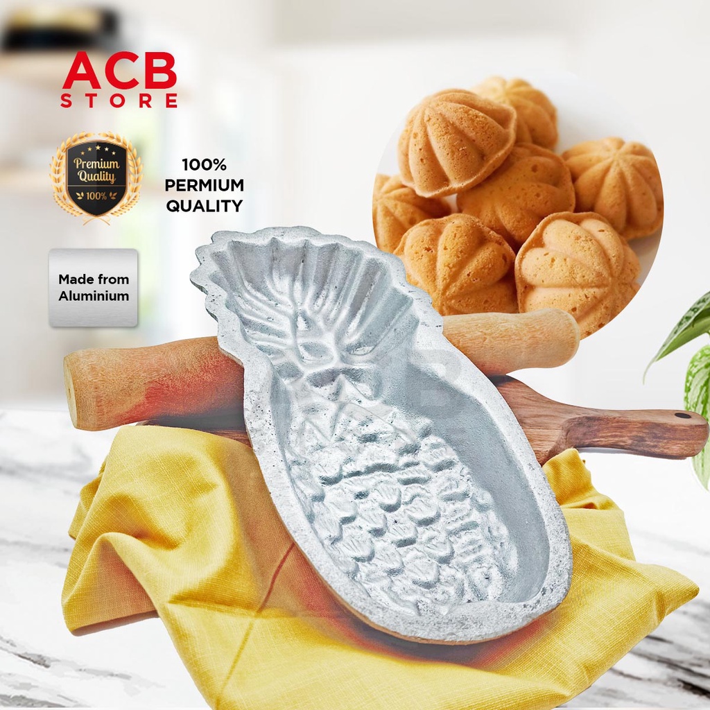 [Antique 10 years+ NEW] Acuan Kuih Bahulu Aluminium Nanas | Acuan kuih ...