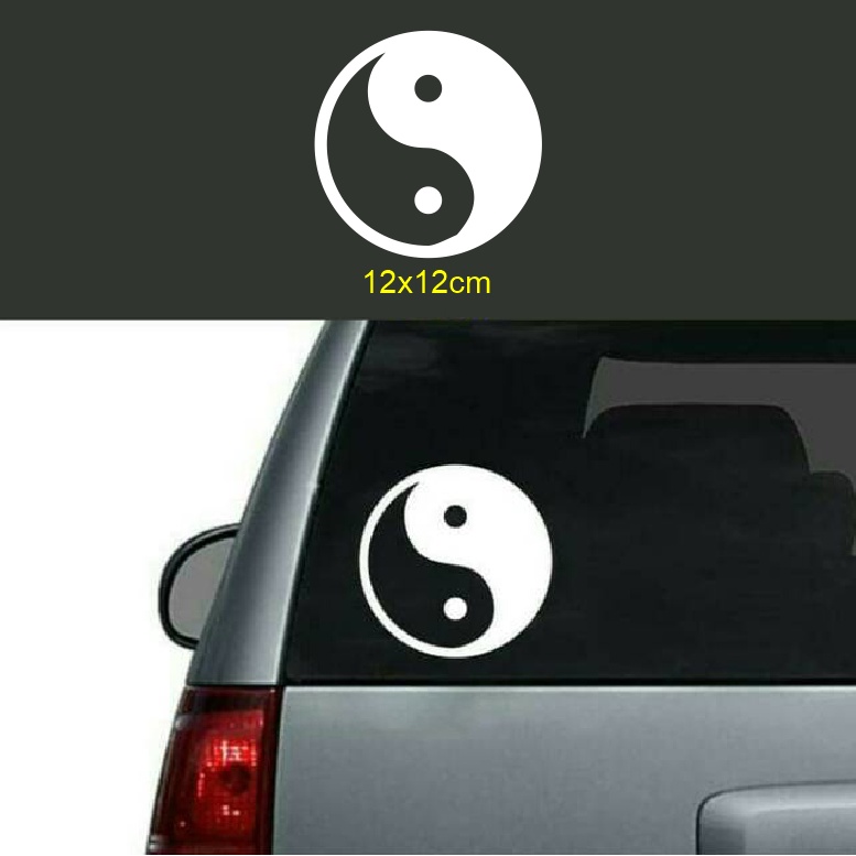 Yin Yang Car Sticker - YinYang Car Decal Sticker | Shopee Malaysia