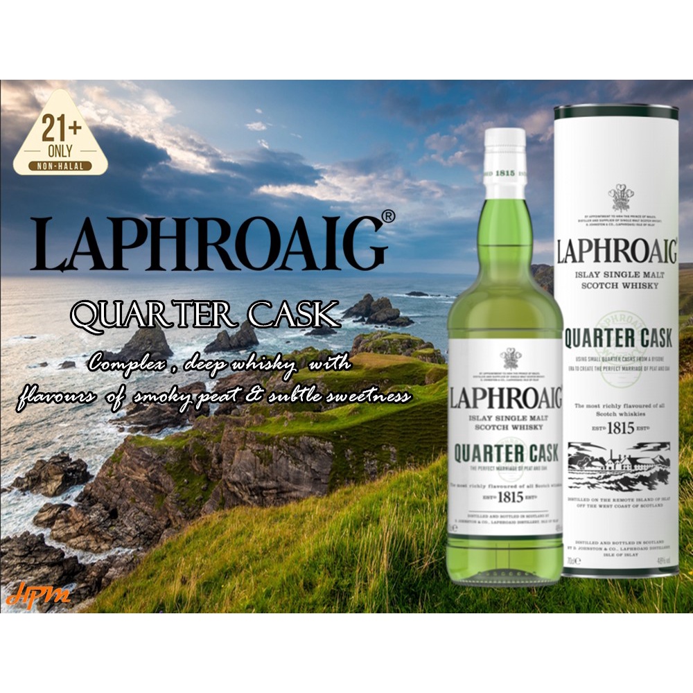 Laphroaig Quarter Cask Islay Single Malt Whisky 700ml | Shopee Malaysia