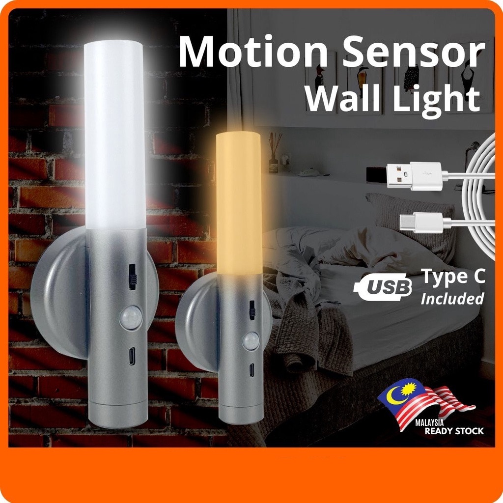 LX-2101 Smart Motion Sensor Light Rechargeable Magnetic 3 Mode Wall ...