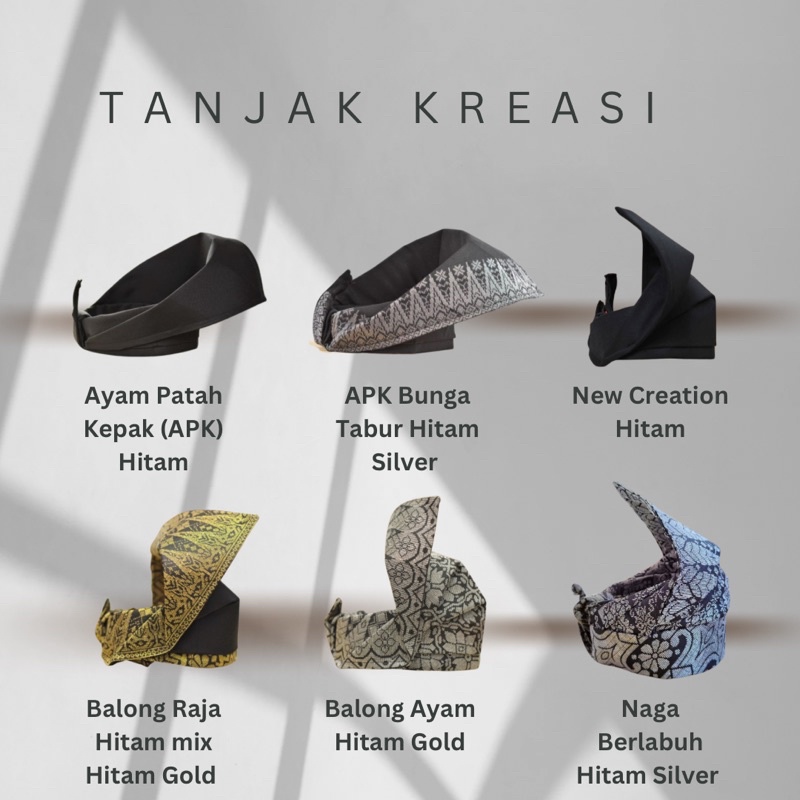 Tanjak sahaja - Tengkolok Kreasi Helang Menyambar songket dewasa/budak ...
