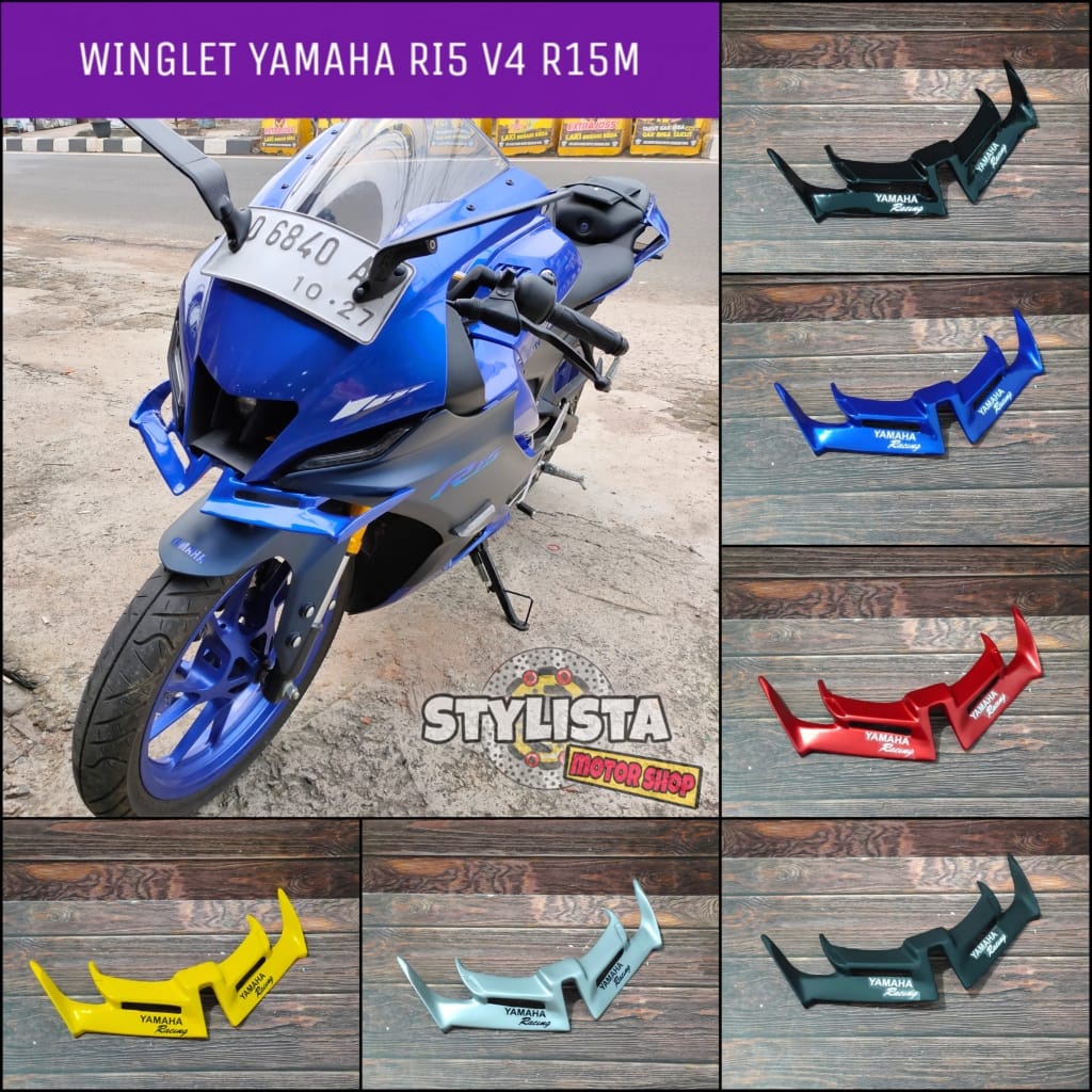 Winglet R15 V4 2022 WINGLET YAMAHA R15 V4 R15M | Shopee Malaysia