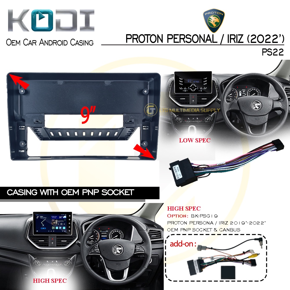 PROTON PERSONA / IRIZ 2022' ANDROID CASING | Shopee Malaysia