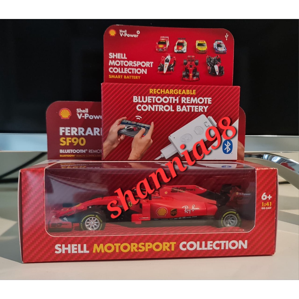 Shell F1 Ferrari SF90 Shell Motorsport Collection RC Bluetooth Shell ...