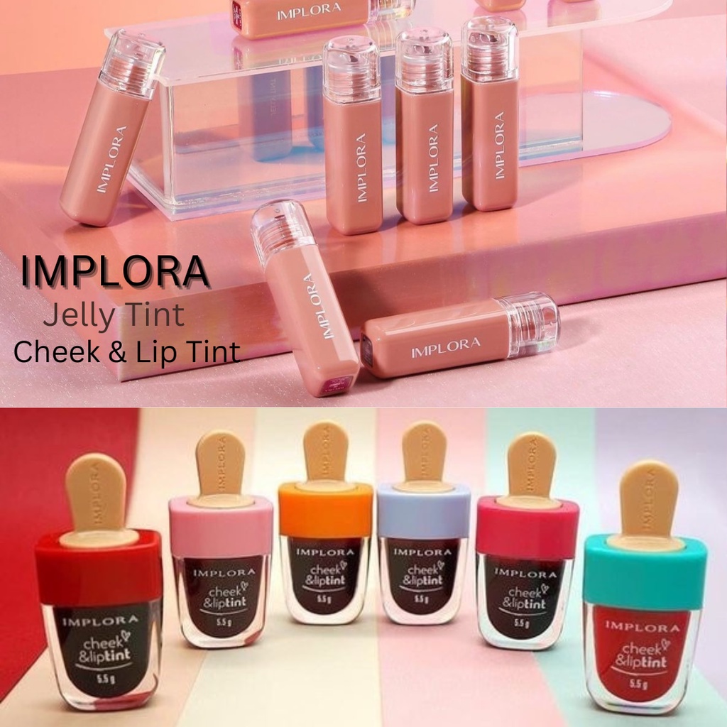 Implora Cheek & Lip Tint Jelly Tint Original Stain LipTint Cheap Murah ...