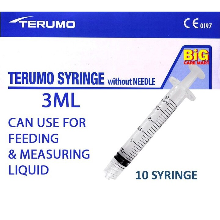 TERUMO SYRINGE 3ML 10 PIECES | Shopee Malaysia