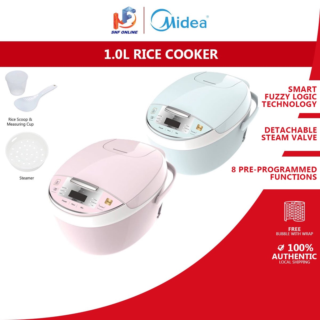 Midea Smart Rice Cooker (1.0 L) MB-FS10-PK MB-FS10-GN | Shopee Malaysia