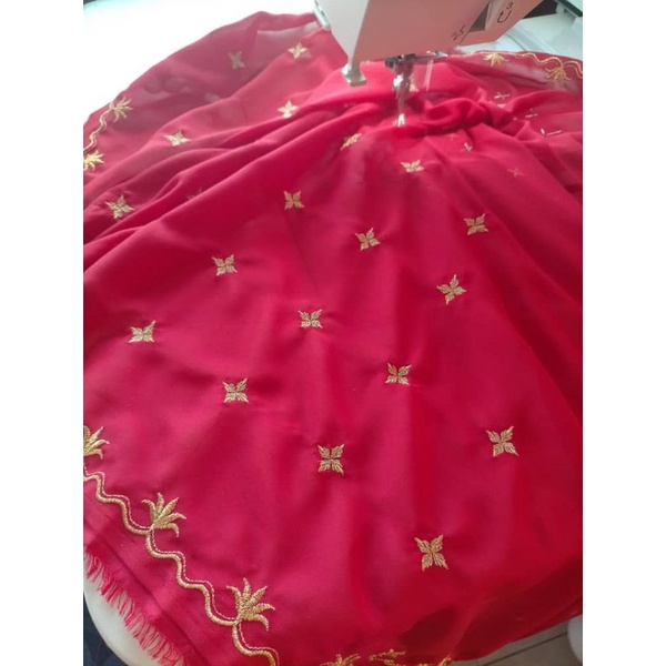 Selendang / Selayah Sulam Dewasa (Saiz L) | Shopee Malaysia