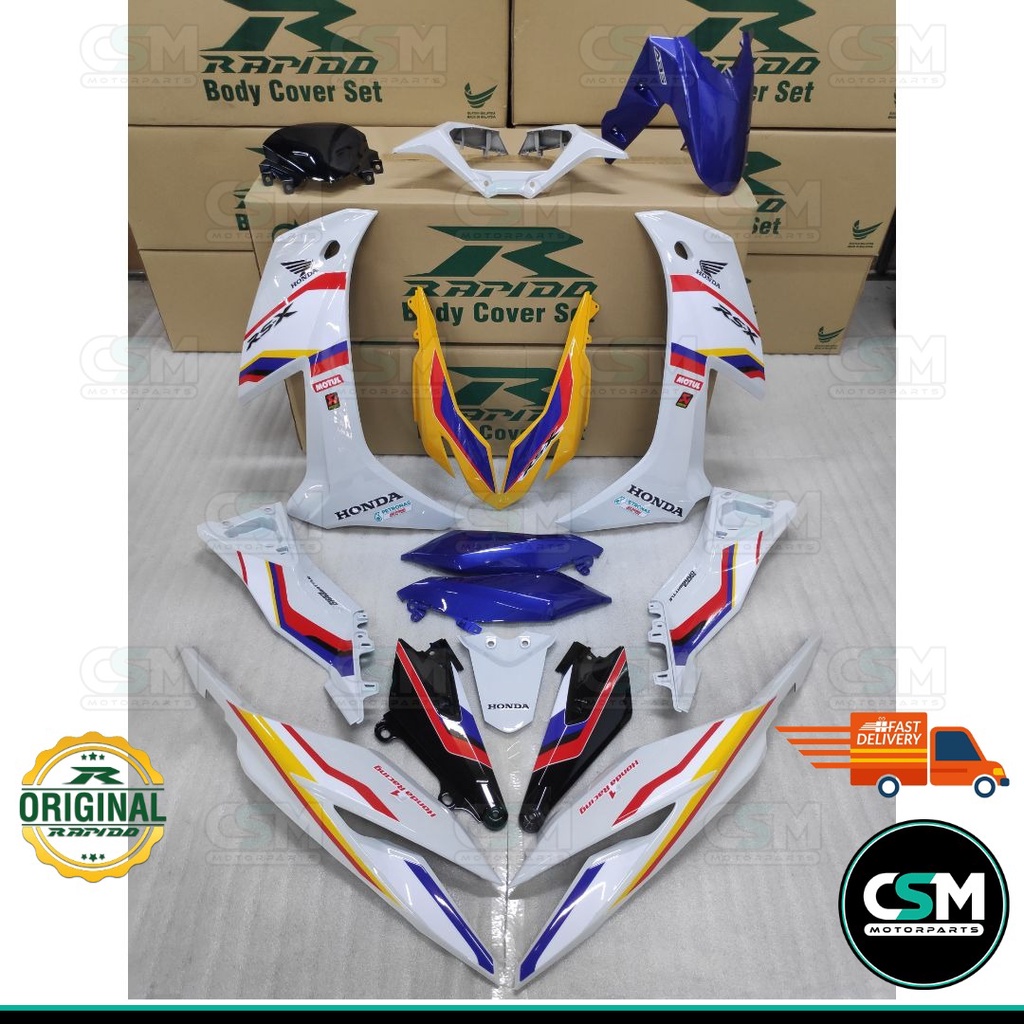 [READY STOCK] Coverset Bodyset Honda RSX RS-X Winner-X 150 TRICO GUNDAM ...