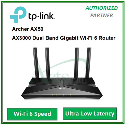 TP-LINK Archer AX50 (AX3000 Dual Band Gigabit Wi-Fi 6 Router ) | Shopee ...