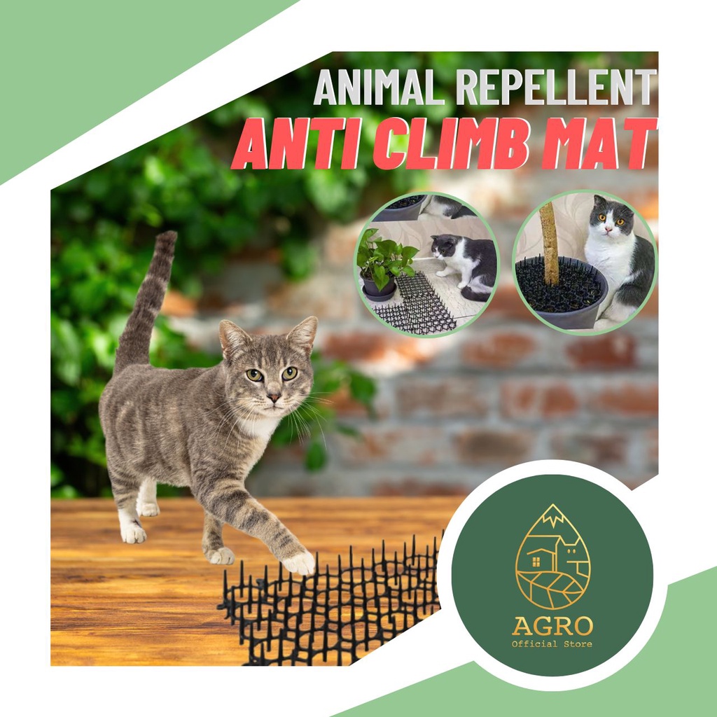 Animal Repellent 【Anti Climb Mat】 Spike Humane Pet Control Carpet ...