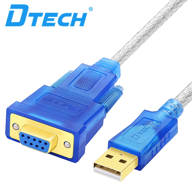 DTECH USB to RS232 DB9 Female Serial Adapter Cable Windows 11 10 8 7 ...