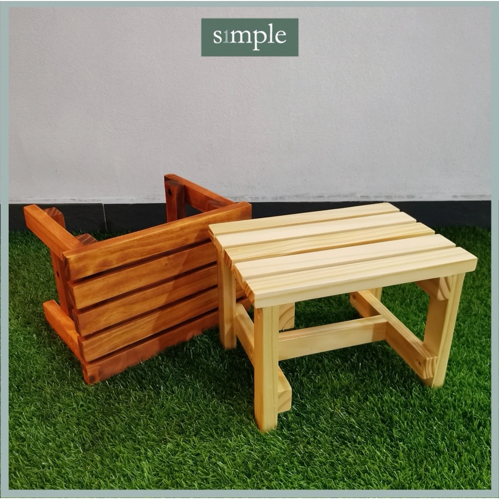 Small Stool/Kids Stool /Small Wood Stool /Bangku Kayu Kecil/ Solid Wood ...