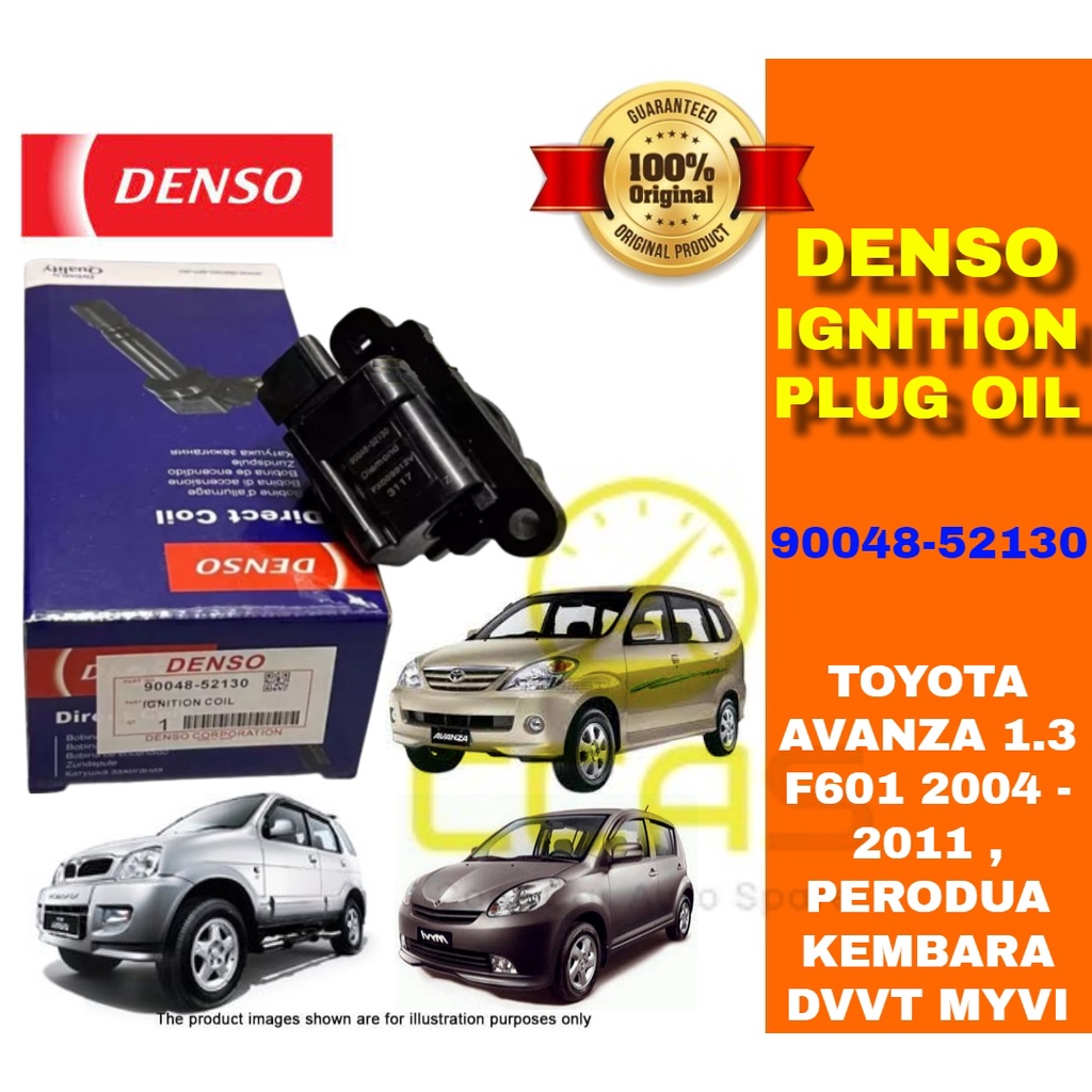 90048-52130 Original Denso Ignition Coil Plug Avanza F601 Rush F700 ...