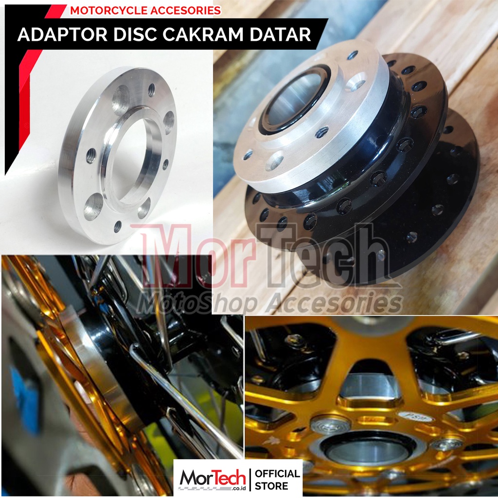 Plendes Adapter Spacer Disc Brake Disc Front Flat Flat Yamaha 4 Holes ...