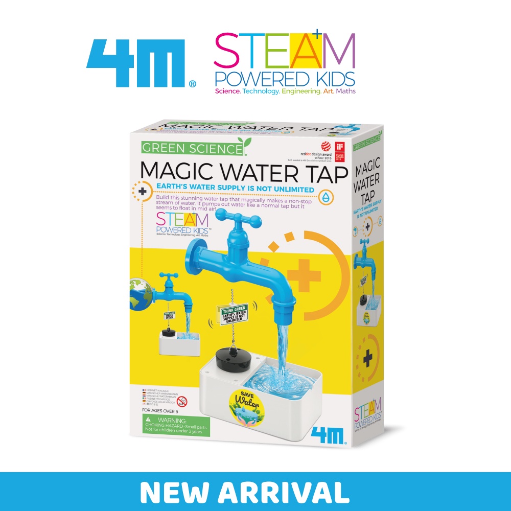 4M Steam Education Toys - Green Science / Magic Water Tap | Shopee Malaysia