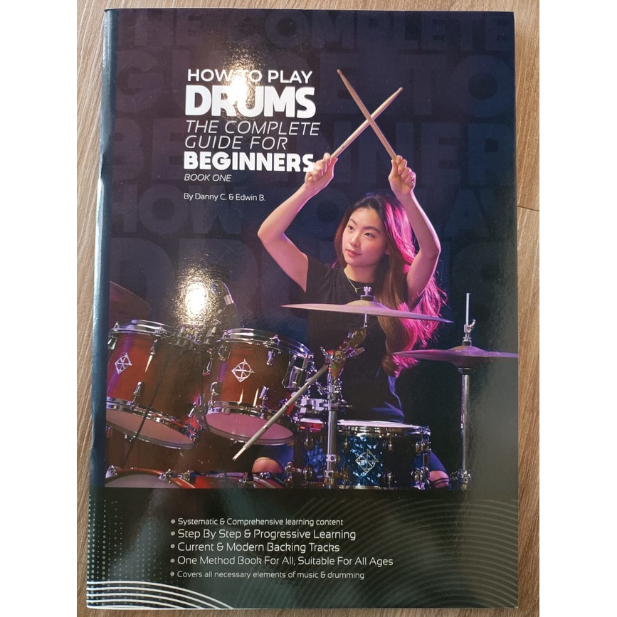 How to Play Drums the Complete Guide for Beginner Book 1 | Shopee Malaysia