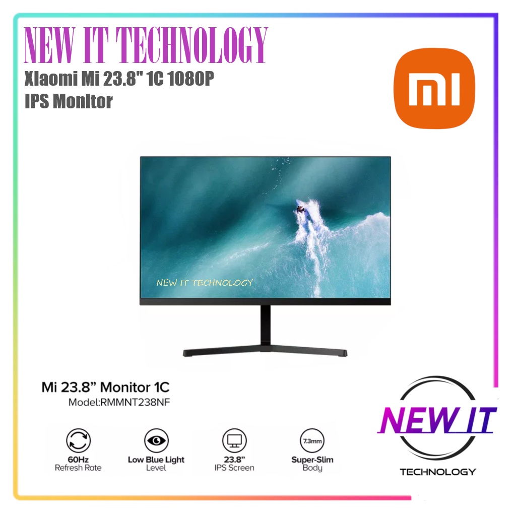 Xiaomi Mi 1C Desktop Monitor 23.8" Full HD 1080P IPS 60Hz 178 Degree ...