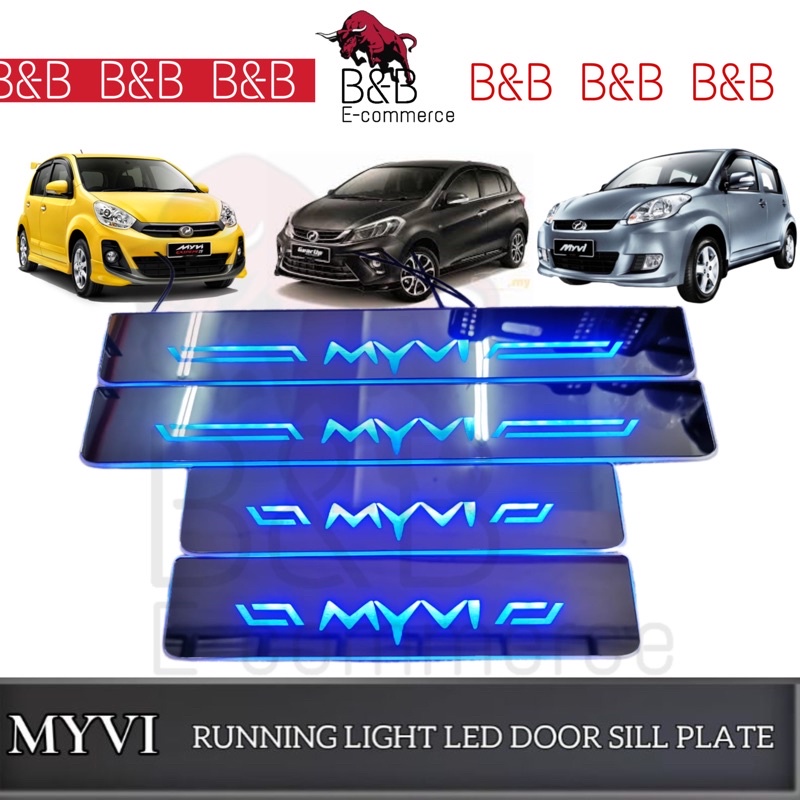 DOOR STEP LED Myvi BEZZA AXIA ATIVA ALZA 4PCS PERODUA RUNNING LIGHT ...