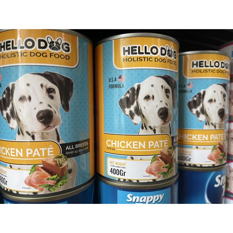 HELLO DOG PATE CHICKEN FLAVOR & LIVER CAN 400G | Shopee Malaysia