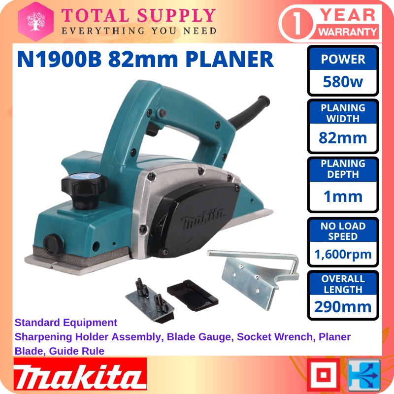 N1900B MAKITA CORDED Planer 82mm (3-1/4") | Shopee Malaysia