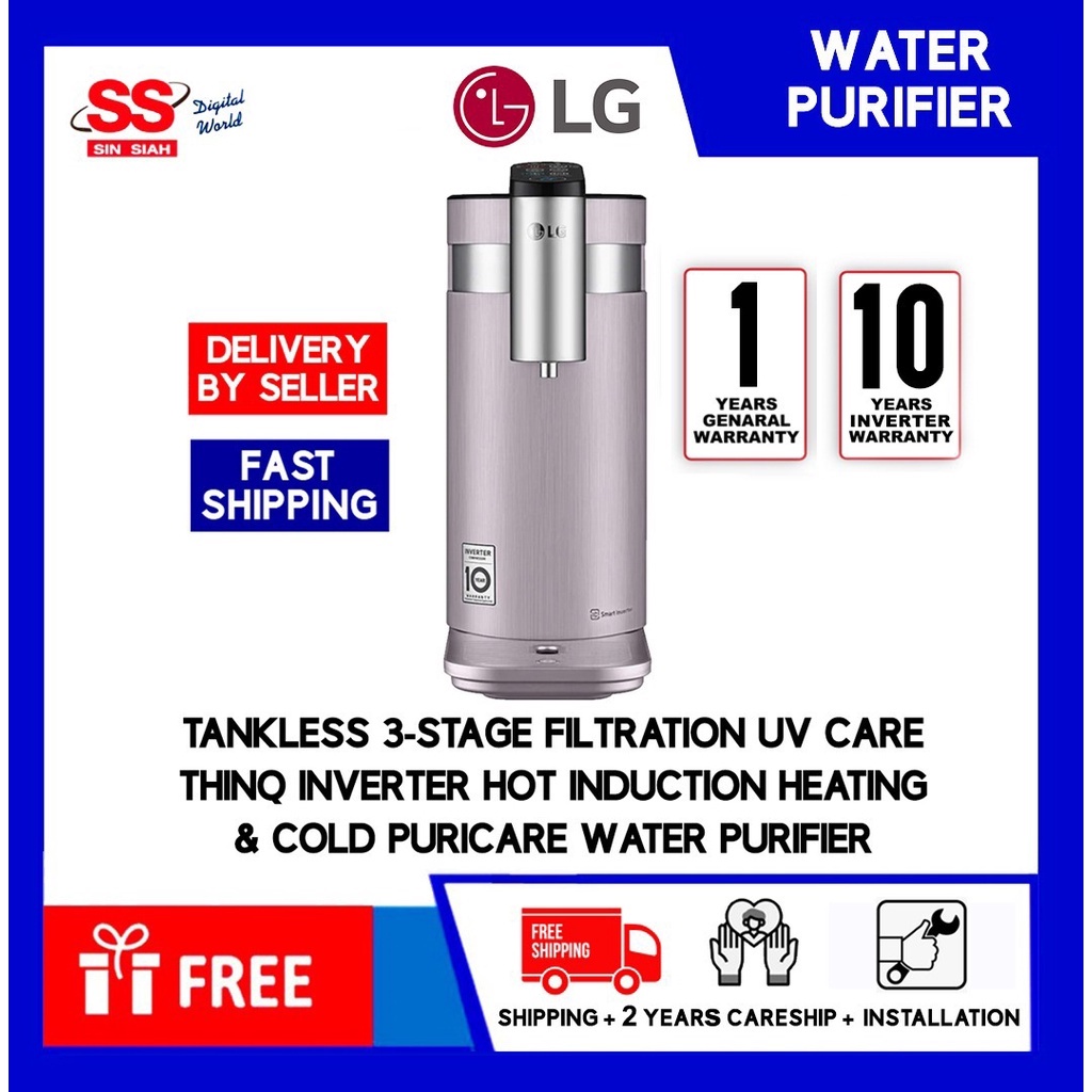 LG PuriCare ™ Tankless Water Purifier with 4-stage filtration WD516AN ...