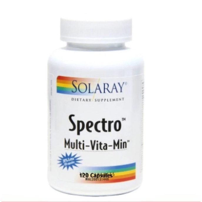 SOLARAY SPECTRO MULTIVITAMIN CAPSULES ( 1 X 120'S / 2 X 120'S ...